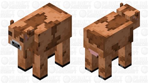 Brighter Brown Mooshroom Minecraft Mob Skin