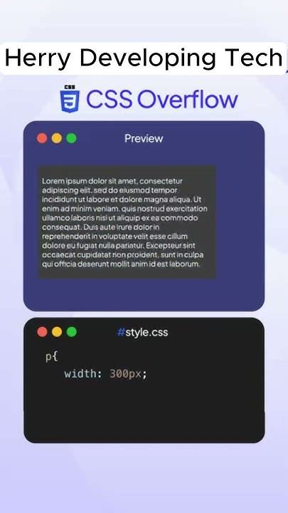 🌊 Mastering Css Overflow Control Your Content Flow 💻short Shorts