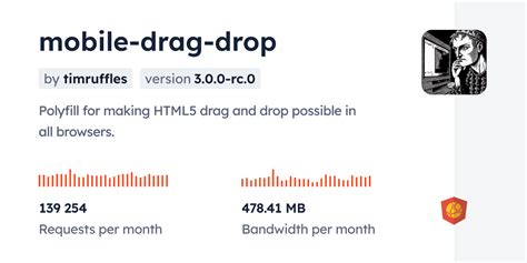 Mobile Drag Drop Cdn By Jsdelivr A Cdn For Npm And Github