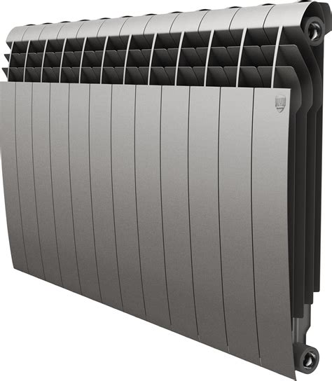 Радиатор биметаллический Royal Thermo BiLiner 350 Silver Satin VR, 12 ...
