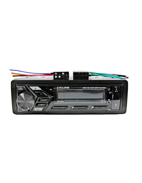 Магнитола CYCLON MP-1093 BA USB/SD 4x55Вт ISO + AUX+ВТ Multicolor, MP ...