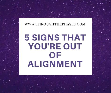 Signs That Youre Not Living In Alignment With Your Purpose