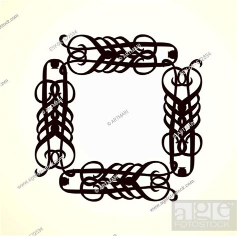 Vignette Vector Drawing Stock Vector Vector And Low Budget Royalty