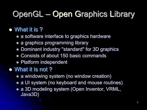 Introduction To Openglppt