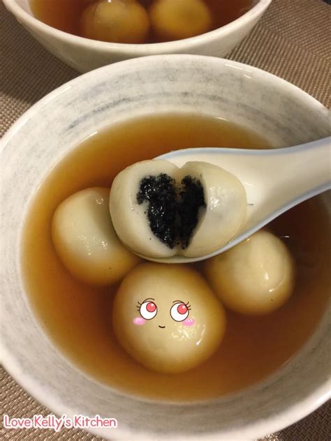 自家製流心黑芝麻湯圓食譜做法 LoveKellyKitchen的Cook1Cook食譜分享