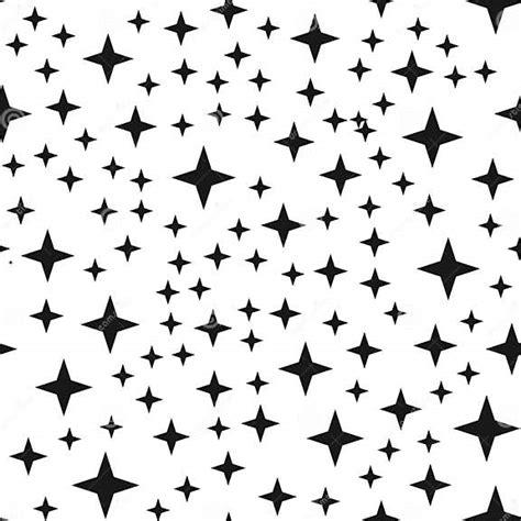Random Star Shape Pattern Background Seamlessly Repeatable Stock