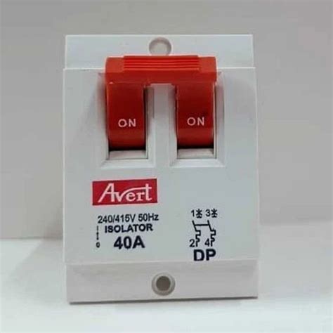 Screw Type Double Pole Isolator At ₹ 110piece In New Delhi Id 2853389202088