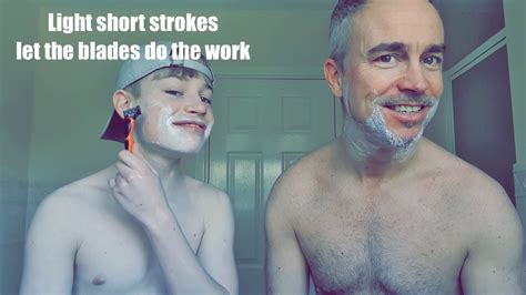 How To Teach Your Son To Wet Shave Youtube