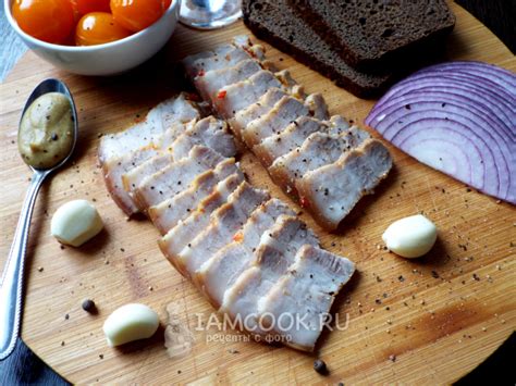 Свиная грудинка в тесте запеченная в духовке — рецепт с фото пошагово