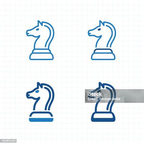 말 체스 조각잉크 아이콘 개념에 대한 스톡 벡터 아트 및 기타 이미지 개념 결정 경기 스포츠 Istock