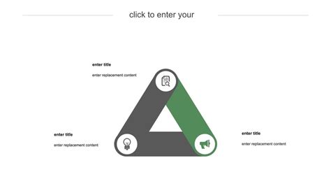 Triangle Diagram With Three Different Symbols Google Slide Theme And Powerpoint Template Slidedocs