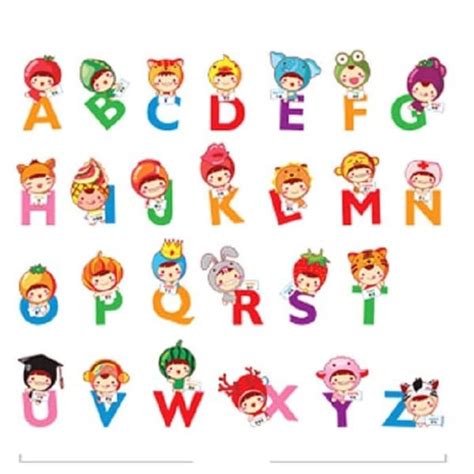 Detail Gambar Kartun Huruf Abjad Koleksi Nomer 7