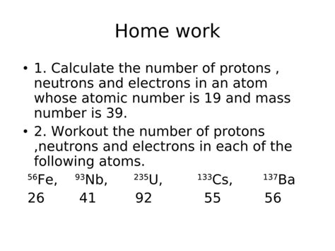 Structure Of Atom Igcse Ppt