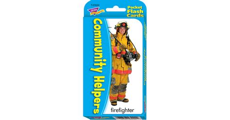 Community Helpers Pocket Flash Cards T 23022 Trend Enterprises Inc