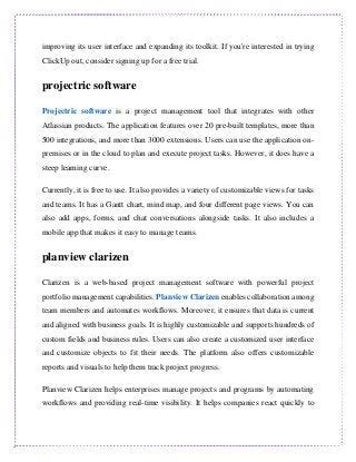 Top Project Tracking Software Pdf