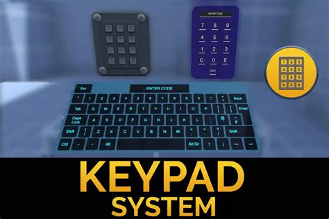 Multiple Keypad System 1 3 Game Assets Free