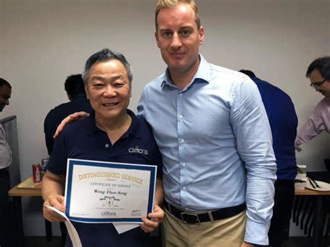 Cliftons On Linkedin Congratulations To Thoo Seng Wong Our Very Own Uncle Wong On His 5…