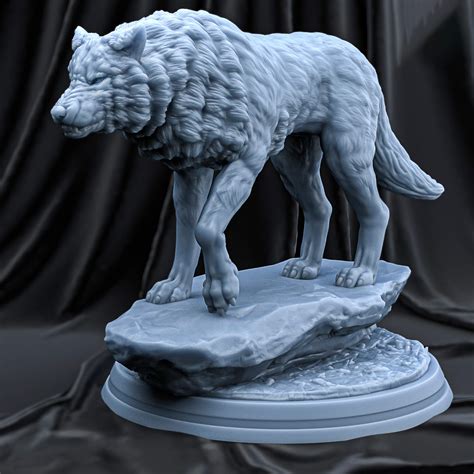 Wolf 3d Print Model By Ydstudio96