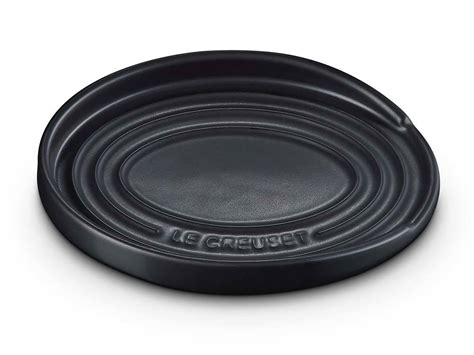 Le Creuset Kochlöffelablage Oval Kochlöffelhalter Steinzeug Schwarz