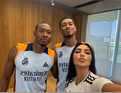 Jude Bellingham Surprises In Pouty Selfies With Kim Kardashian Hello