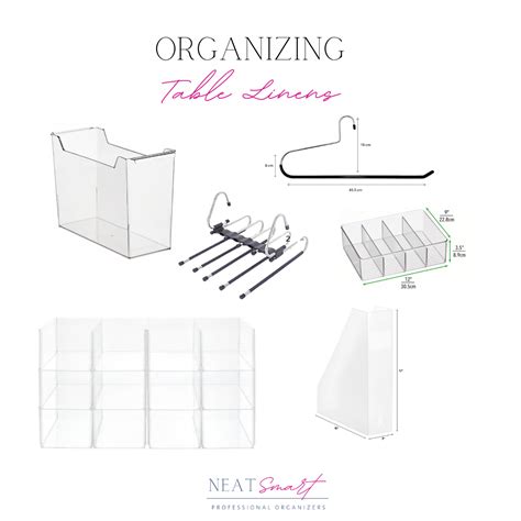 Organizing Table Linens So That Its Easy And Effortless — Neatsmart