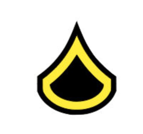 Us Army Enlisted Rank Insignia Decal Sticker Vinyl Etsy