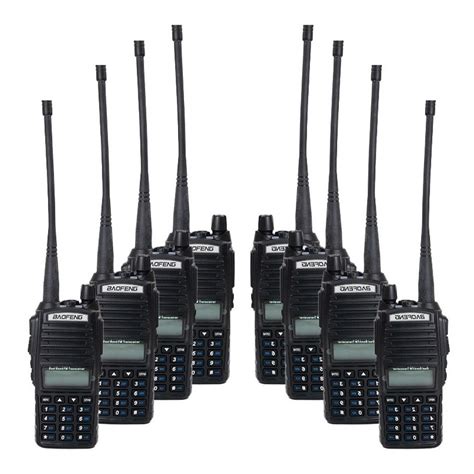 Kit Radio Comunicador W Bf Vhf Uhf Fm Dual Band Uv Shopee Brasil