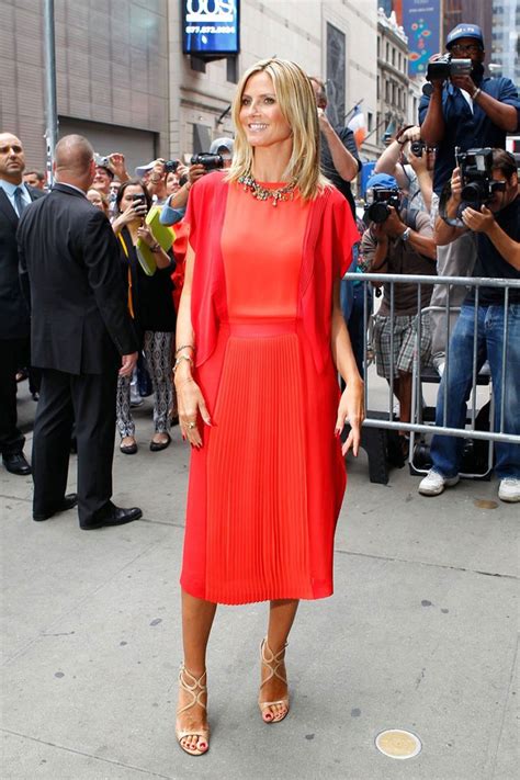 Heidi Klum At Good Morning America In New York Hawtcelebs