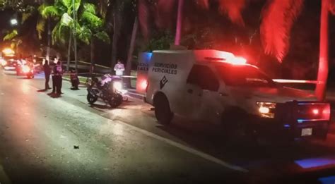FALLECE MOTOCICLISTA TRAS DERRAPAR EN CANCÚN Sol Quintana Roo