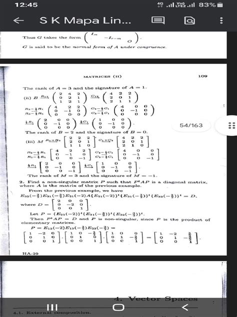 Congruency Of Matrix Problems Pdf
