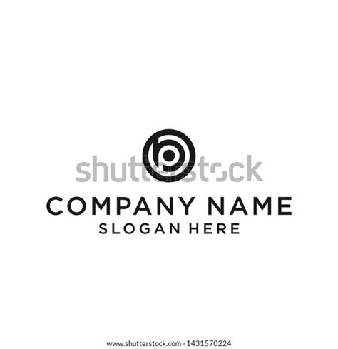 Initials Letter Bp Circle Logo Design Stock Vector Royalty Free 1431570224 Shutterstock