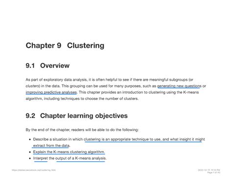 Chapter 9 Clustering Data Science Chapter 9 Clustering 9 Overview As Part Of Exploratory Data