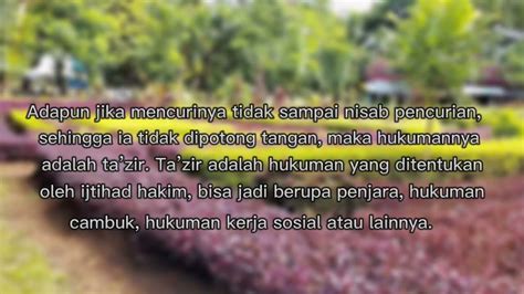 Materi Ceramah Tentang Azab Untuk Orang Yang Mencuri YouTube