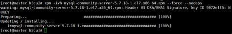 Rpm安装mysql报错：header V3 Dsasha1 Signaturerpm Header V3 Csdn博客