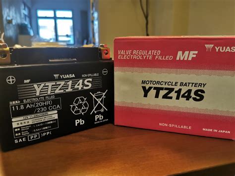Yuasa Battery YTZ14S, Motorcycles, Motorcycle Accessories on Carousell