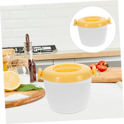 Rorpoir Olla Arrocera Arrocera Microvapor De Alimentos Microondas Mini Vaporizador De Alimentos
