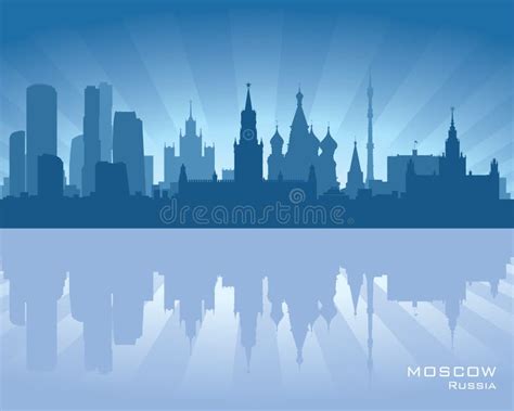 Moscow Russia St Basil`s Cathedral Stock Illustration