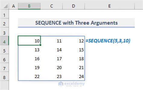 How To Use Sequence Function In Excel 16 Examples Exceldemy