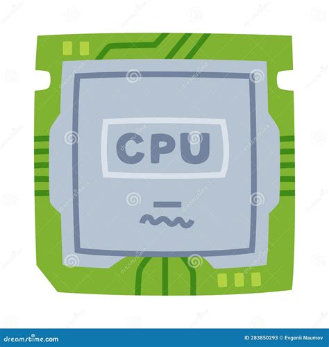 Central Processing Unit As Personal Computer Accessory And Component