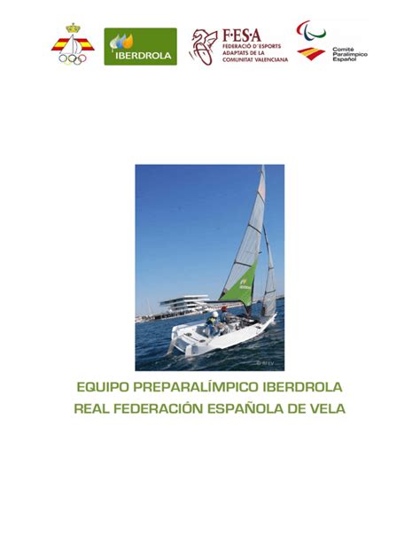 EQUIPO PREPARALÍMPICO IBERDROLA REAL FEDERACIÓN