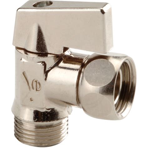 Robinet Arr T Wc Luxe Tour Robinet Chasse Equerre A Bille Dim X Chrom