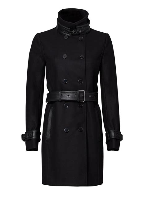 Black Belted Trench Coat By The Kooples For 170 Rent The Runway