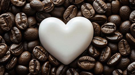 Texture Of Background With Roasted Coffee Beans Coffee Seed Coffee