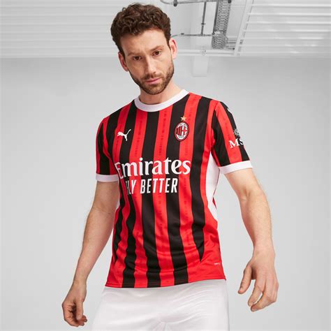 Ac Milan 2425 Replica Home Mens Soccer Jersey Puma