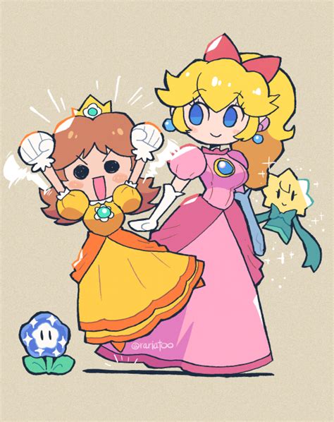 Princess Peach And Daisy Fan Art