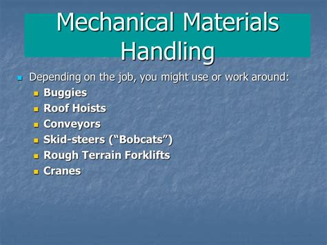 Material Handling Benefits At Joseph Leach Blog