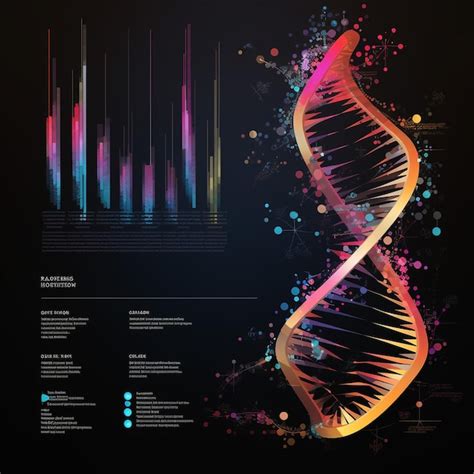 Premium Photo Big Genomic Data Visualization Dna Test