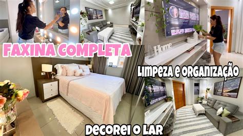 FAXINA COMPLETA LIMPEZA E ORGANIZAÇÃO DECOREI O LAR casa donadecasa