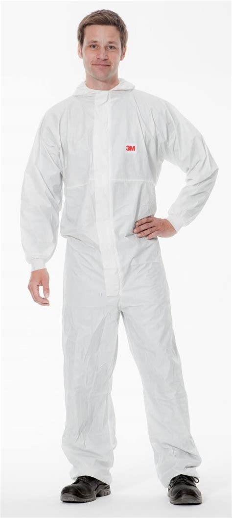 3M 4545 Traje de protección blanco TIPO 5 6 talla 2XL material PE laminado revestimiento