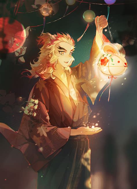 Rengoku Kyoujurou Kimetsu No Yaiba Drawn By Lilihehongcha Danbooru